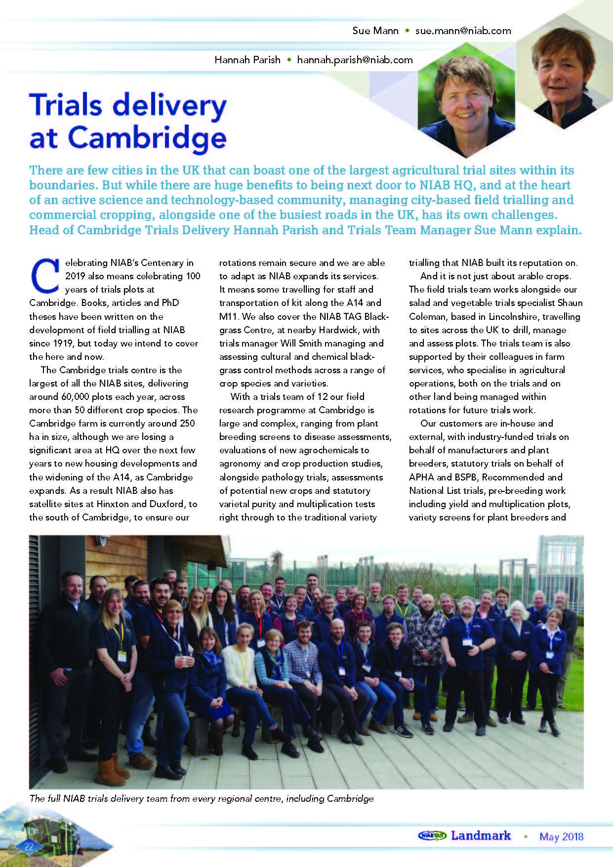 Cambridge (Central) | NIAB